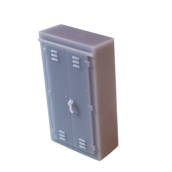 HO Scale Trackside Electronics Cabinet, Signal Box, Single Wide for Mo ...