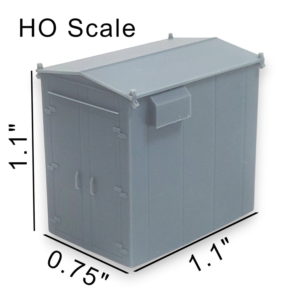 HO Scale Signal Box 6-Pack for Model Railroad Diorama – Jax Scale Models